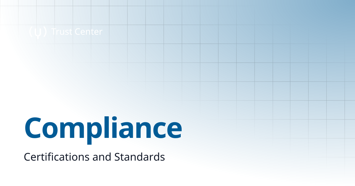 Compliance | Syntphony Trust Center